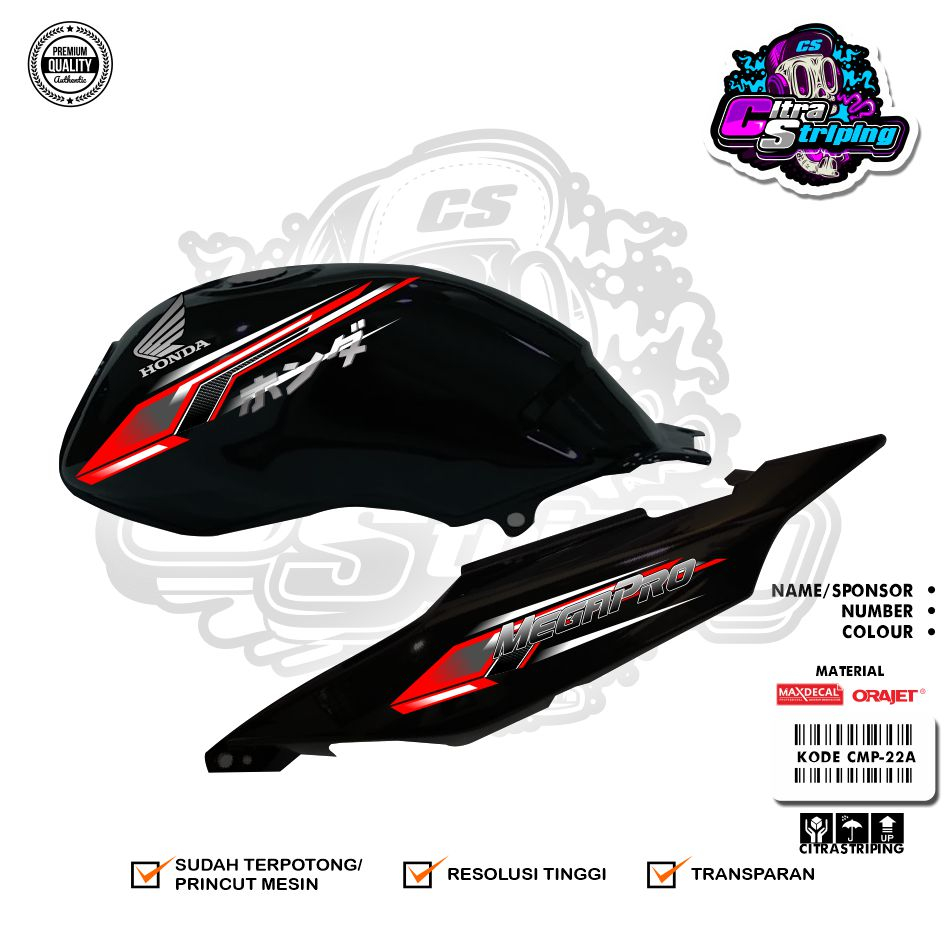 Jual STICKER STRIPING MEGA PRO PRIMUS VARIASI STICKER MP PRIMUS KODE ...