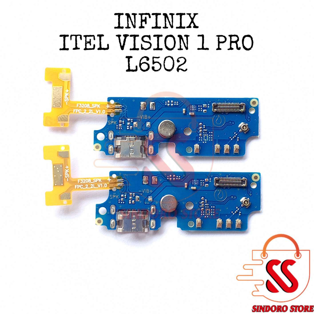 Jual Konektor Charger Infinix Itel Vision 1 Pro L6502 USB Papan Cas Mic ...