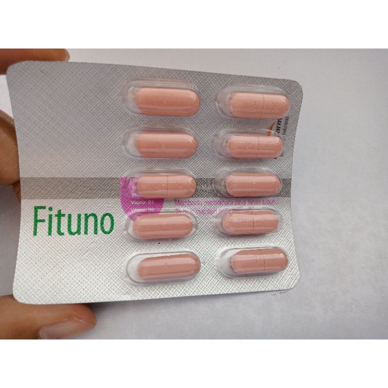 Jual Fituno -Vitamin daya tahan tubuh isi 1 strip | Shopee Indonesia