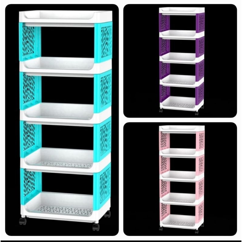 Jual Rak Yeye 5 Susun Nobu / Rak Salon Dengan Roda | Shopee Indonesia