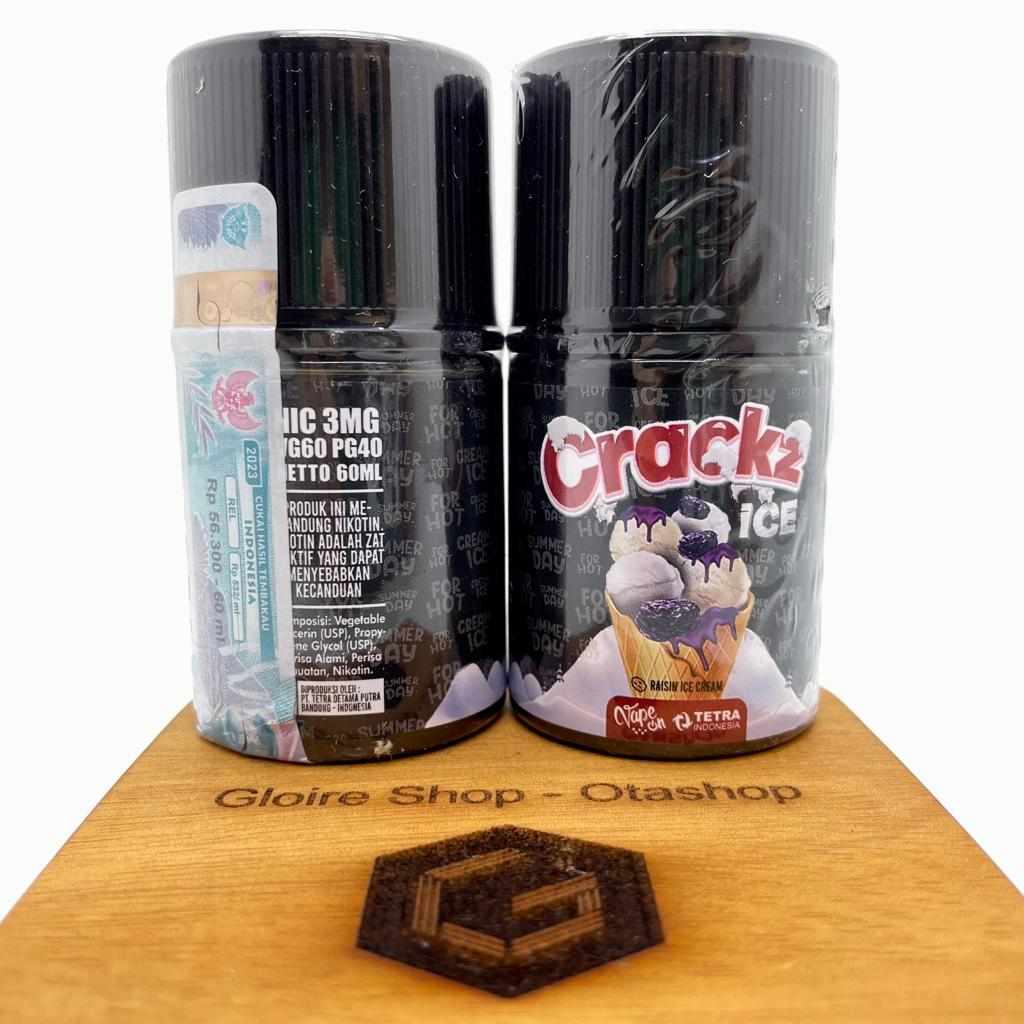 Jual Liquid Crackz ICE V2 RAISIN ICE CREAM 60ml Freebase by Tetra x ...