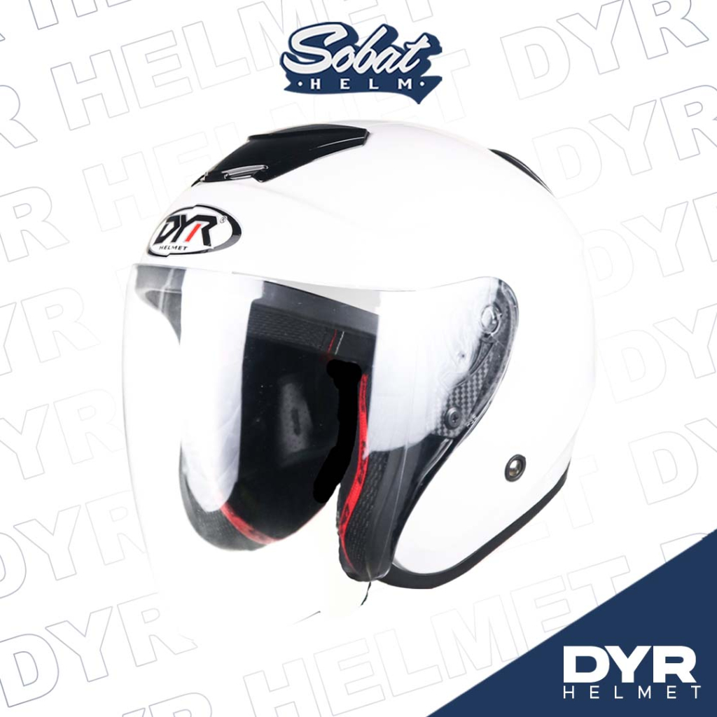 Jual Helm DYR Osaka Solid Helm Half Face SNI | Shopee Indonesia