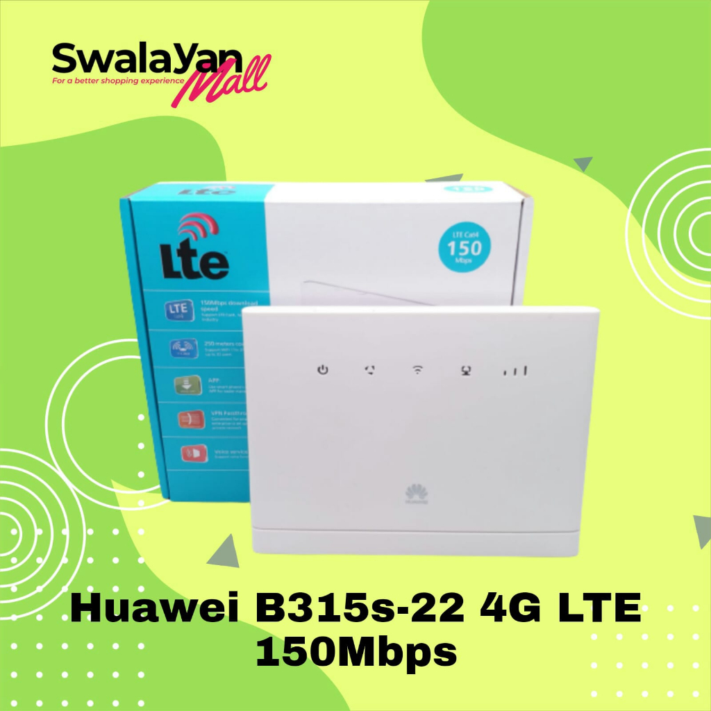 Jual Modem Huawei B315 LTE 150Mbps Bisa Untuk 32 Pemakai Unlock All ...
