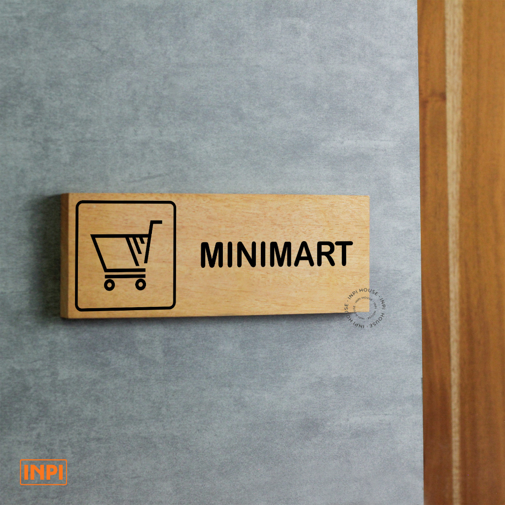 Jual sign system minimart - minimart - wall sign - papan tanda area ...