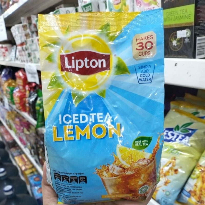 Jual Lipton Powder Iced Tea Lemon 510gr Lokal | Shopee Indonesia