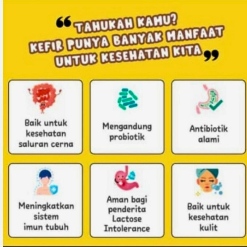 Jual Kefir Susu Sapi Probiotik Minuman Fermentasi KLF 1 Liter | Shopee ...