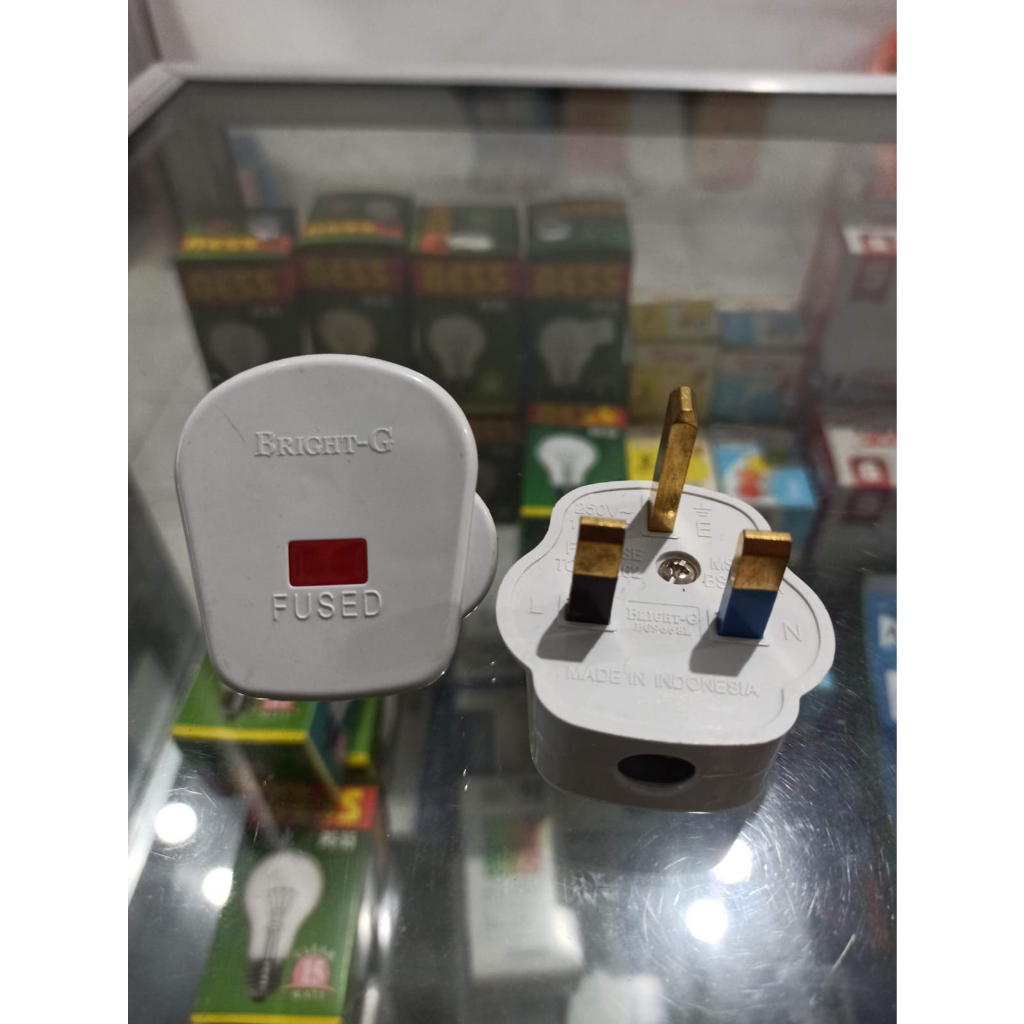 Jual Bright G BG-9668 Steker AC 3 Kaki / Colokan Listrik AC 3 PIN ...