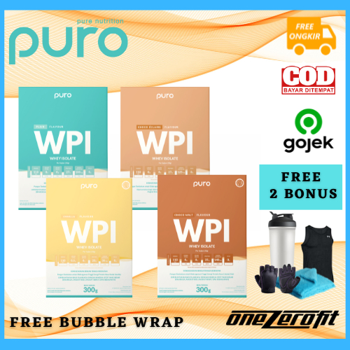 Jual PURO WPI ISOPRO 300 Gram Whey Protein Isolate PURE Protein Labdoor Isolate Murni No Amino ...
