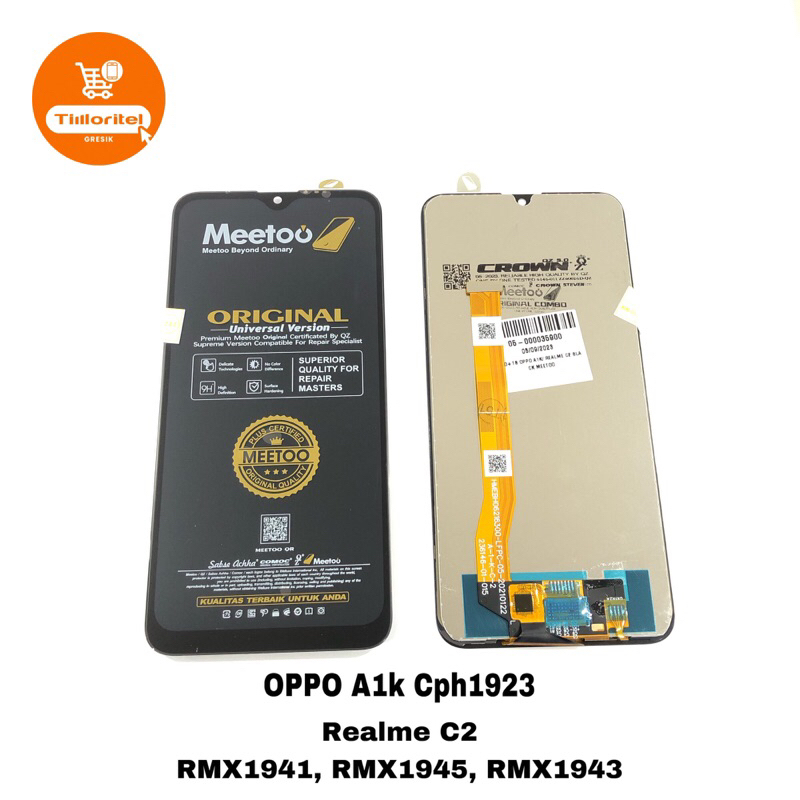 Jual LCD TOUCHSCREEN OPPO A1K CPH1923 / LCD TS REALME C2 RMX1941 RMX1945 FULLSET | Shopee Indonesia
