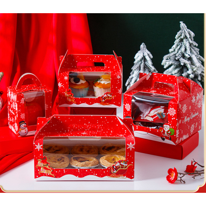 Jual HAMPERS BOX NATAL / HAMPER CUPCAKE / KOTAK NATAL 2IN1 | Shopee ...