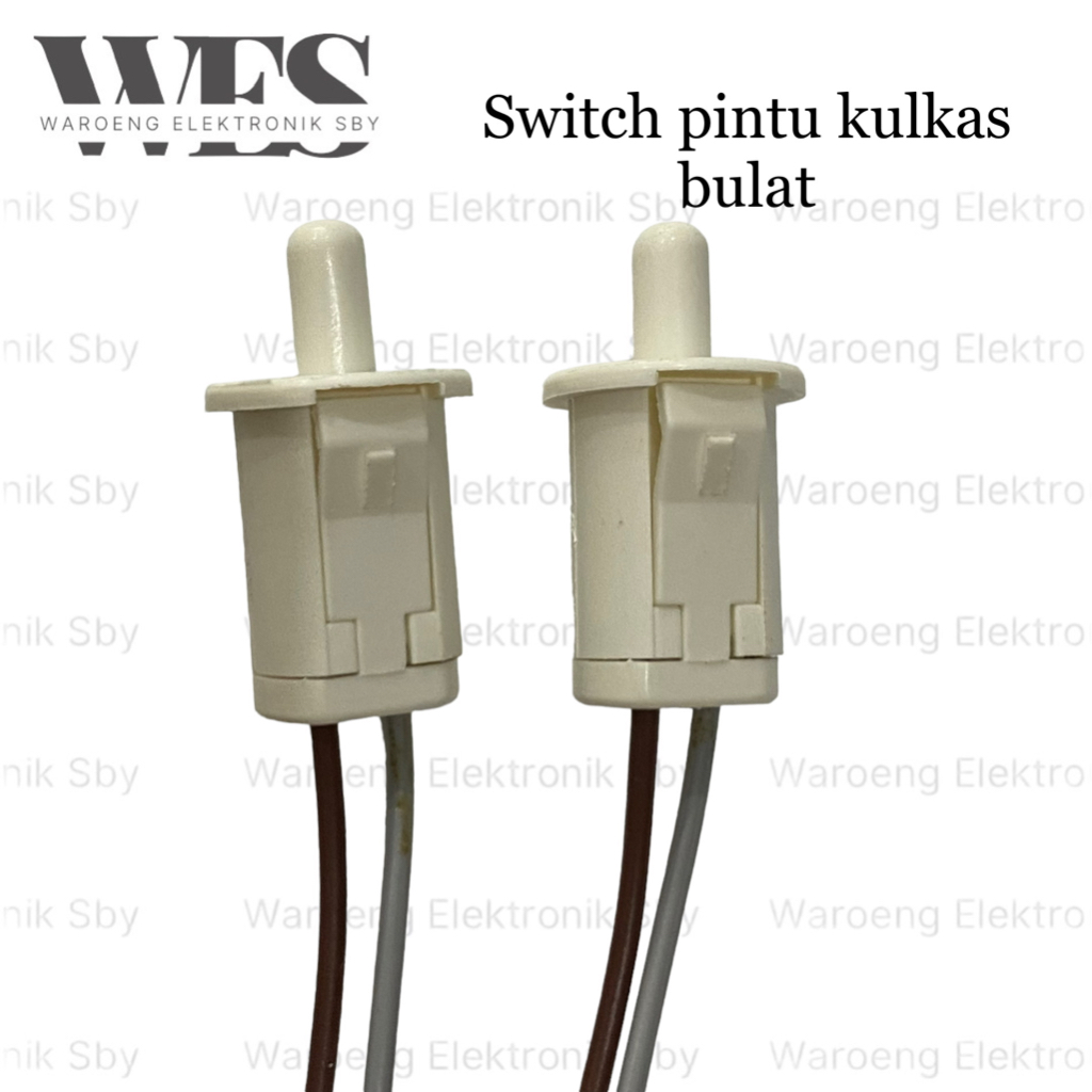 Jual SWITCH LAMPU PINTU KULKAS BULAT 2 KABEL | Shopee Indonesia