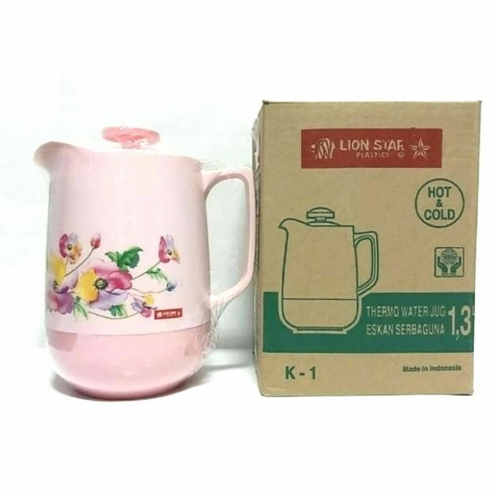 Jual TEKO ESKAN SERBAGUNA 1,3 LITER / TERMOS AIR PANAS DINGIN LION STAR K-1 | Shopee Indonesia