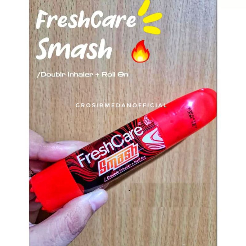 Jual FRESHCARE SMASH merah DOUBLE INHALER + ROLL ON - UNTUK INHALER ...