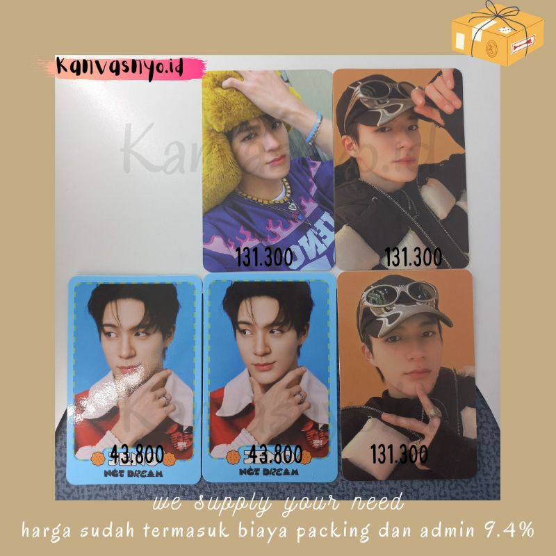 Jual Photocard Official Jeno NCT Dream Trading Card Candy A B, Konsep ...