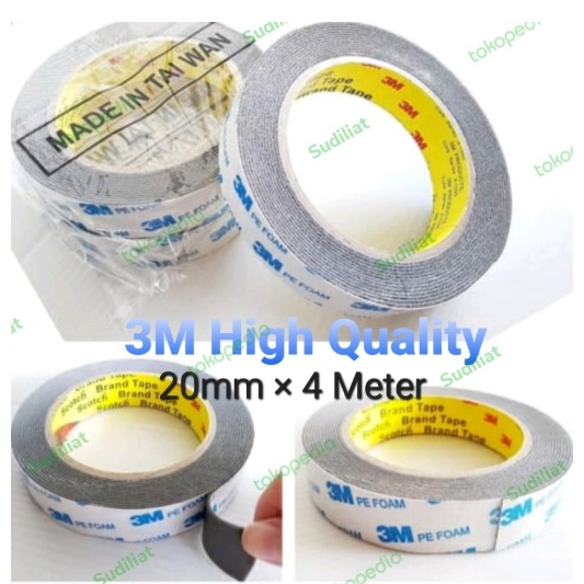 Jual DOUBLE TAPE 3M PE FOAM SOLASI BB BUSA 23MM × 4,5M HIGH QUALITY | Shopee Indonesia