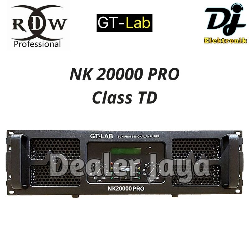 Jual Power Amplifier GT Lab RDW NK 20000 PRO / NK20000 PRO - 2 channel ...