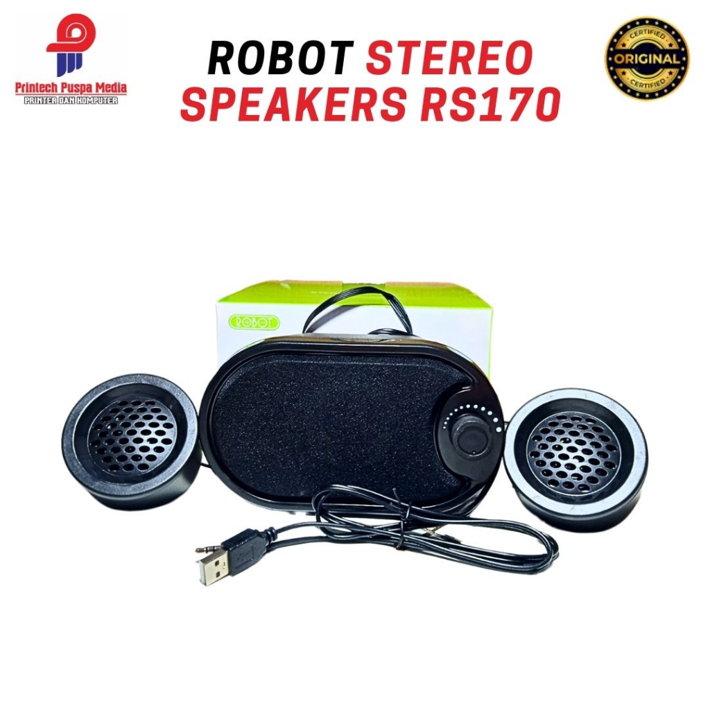 Jual Speaker Robot RS170 Stereo with LED Black | Shopee Indonesia