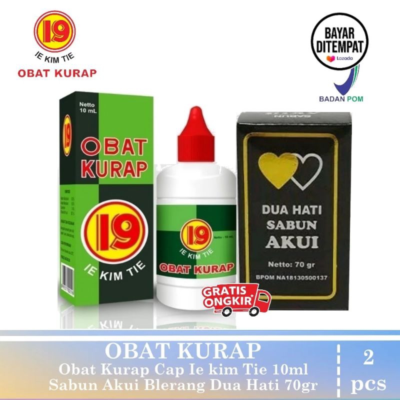 Jual Obat Kurap Panu Gatal Paket ( Obat Kurap Cair Cap 19 & Akui Sabun ...