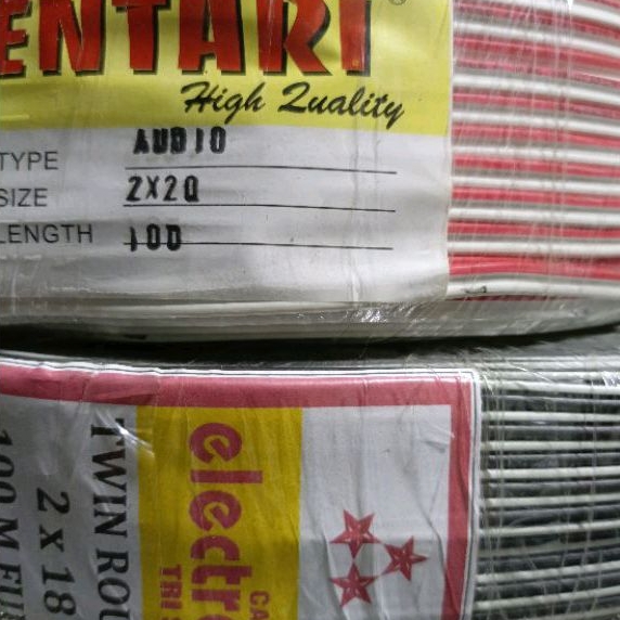 Jual KABEL TR SERABUT PUTIH HITAM / MERAH PUTIH | Shopee Indonesia