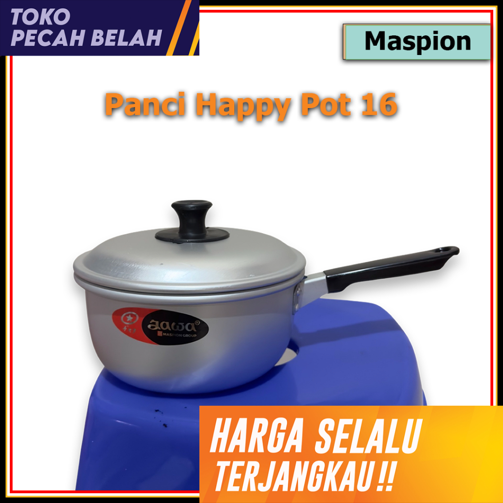 Jual Panci Susu Rebus Air / Panci Mie Happy Pot 16 Maspion | Shopee ...