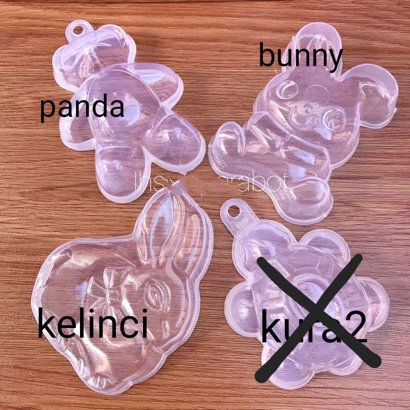 Jual (1pcs)Cetakan Puding/Jelly/Agar/Nasi bento kelinci No. 2 GL 0964 ...