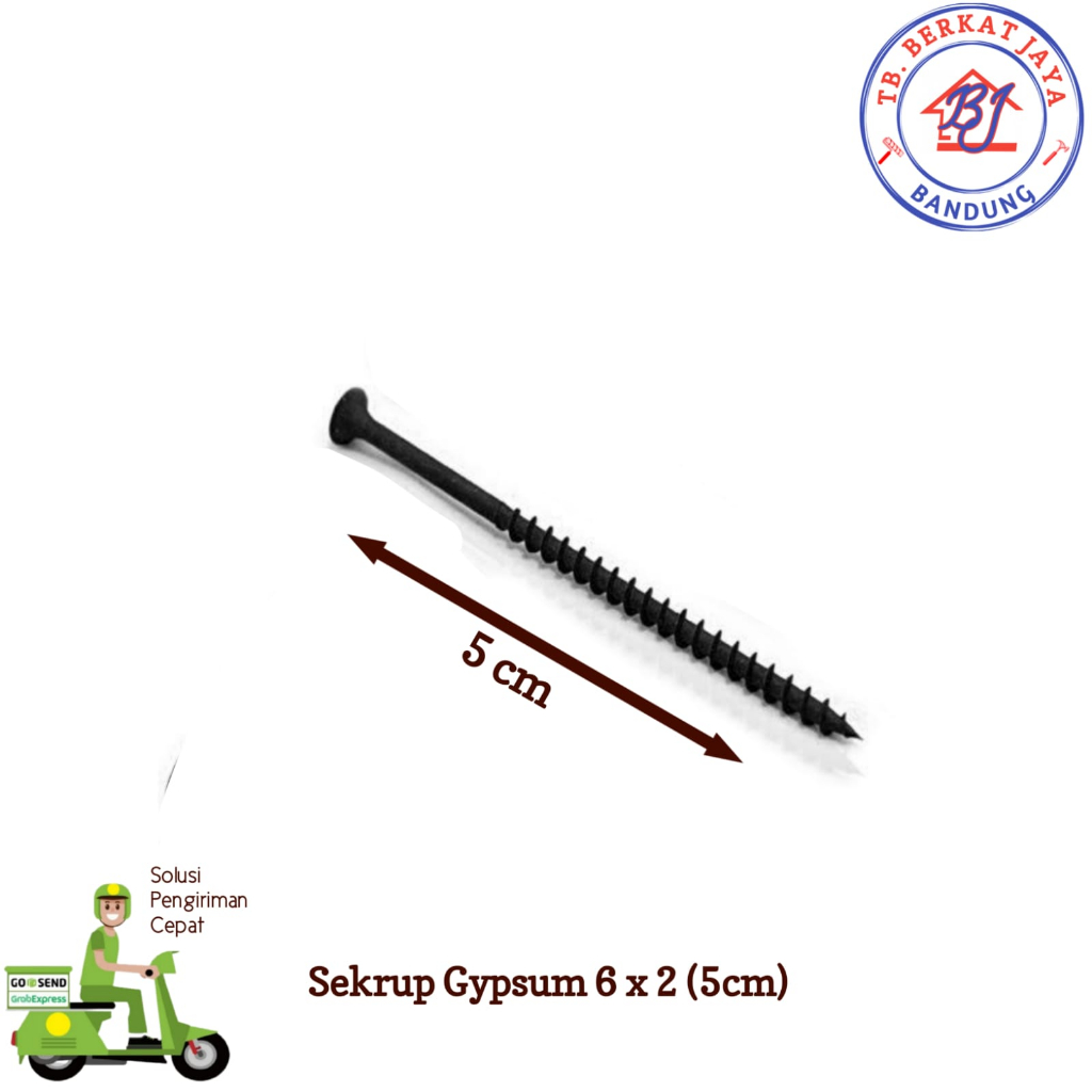 Jual Skrup Gypsum Sekrup Gypsum Skrup Drywall 5 CM 2 INCH @1 BUAH | Shopee Indonesia