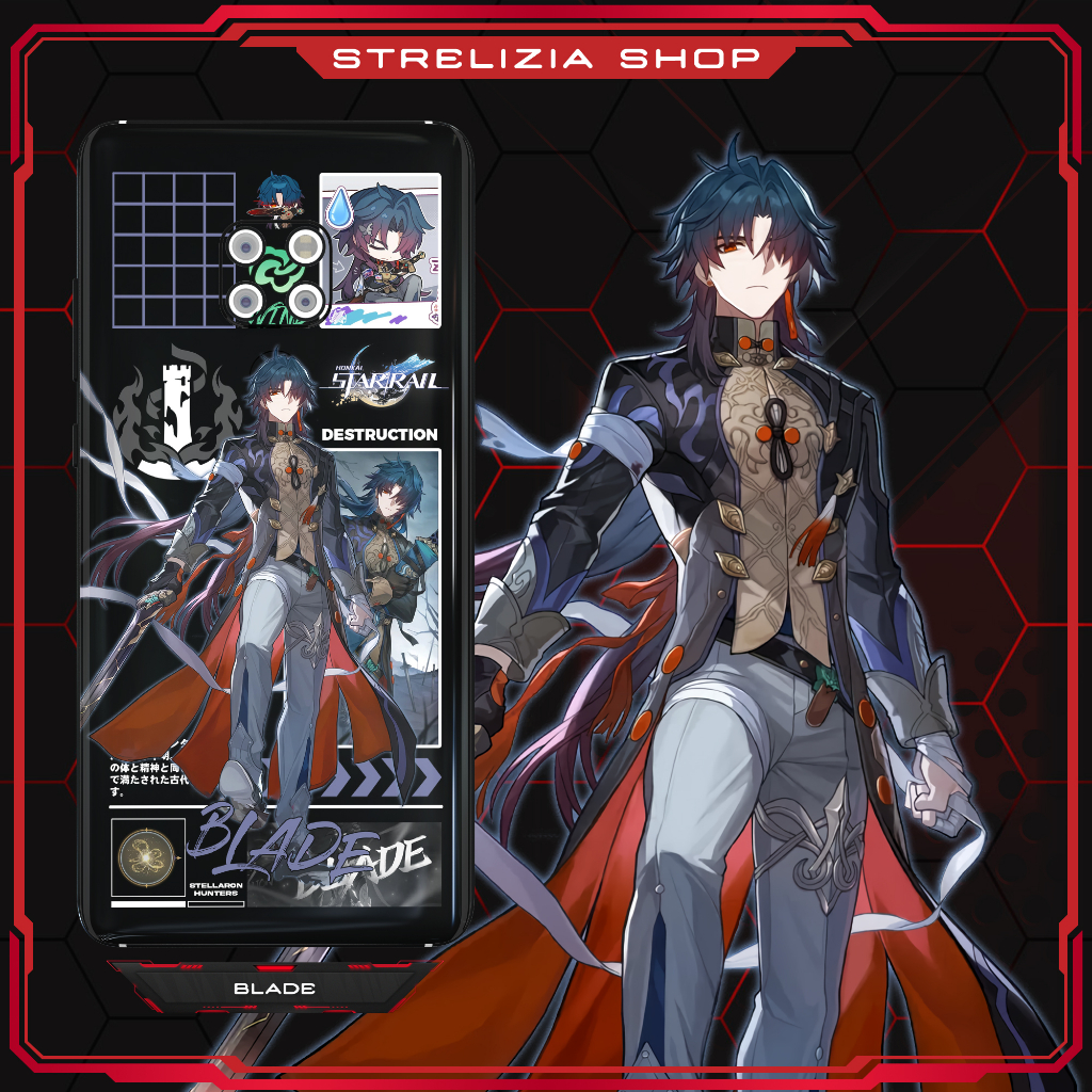 Jual Phone Case Honkai Star Rail Blade Stellaron Hunters | Shopee Indonesia
