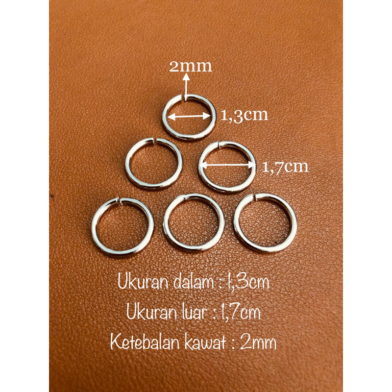 Jual ring bulat besi 1,3cm / ring O besi 13mm / ring bulat / O 2 - 13 ...