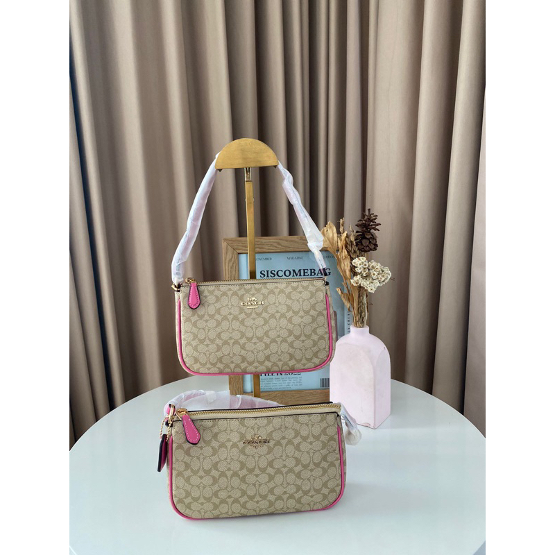Jual Coach micro signature nolita 19 light khaki petunia | Shopee Indonesia