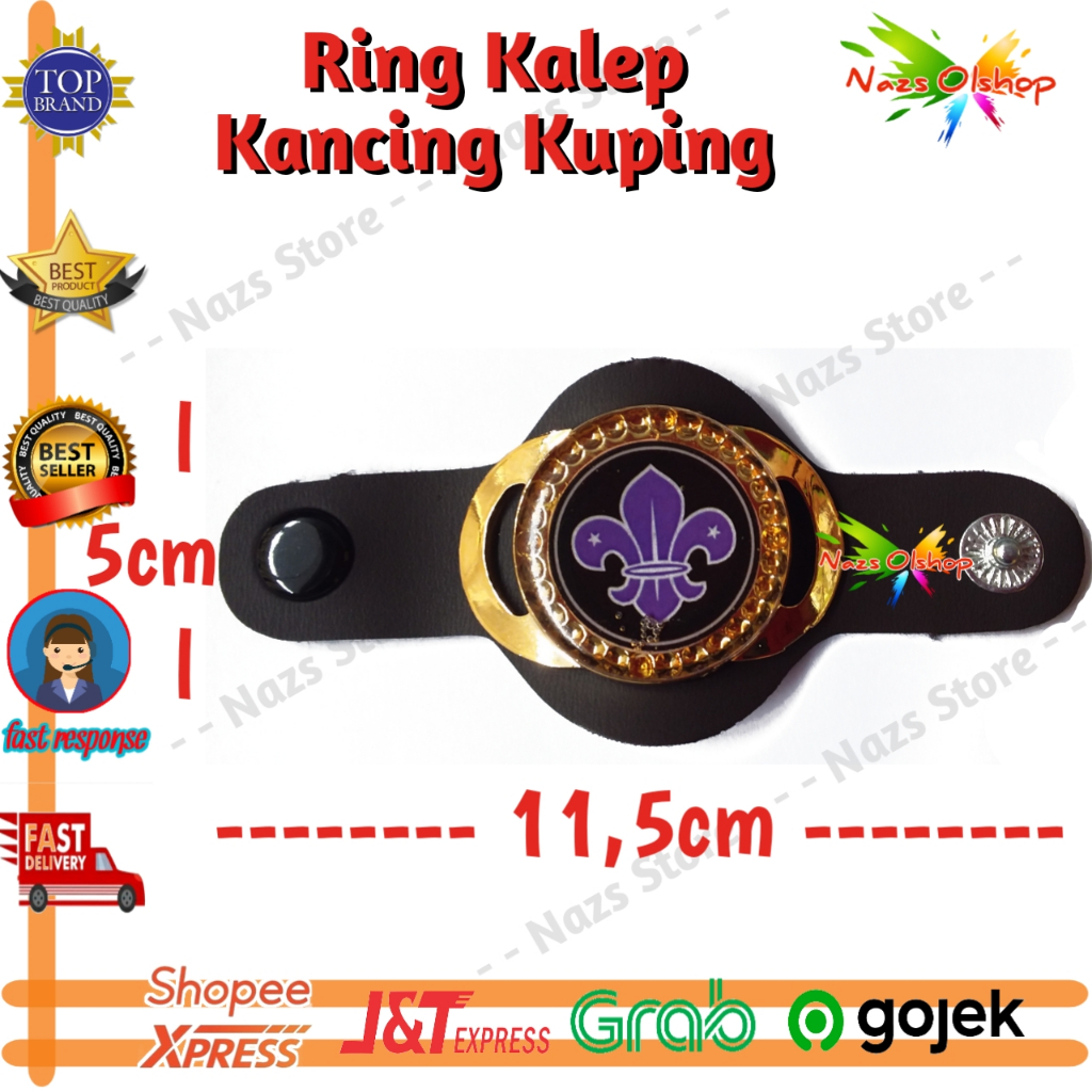 Jual Ring Kalep Kancing Logam Kacu Dasi Pramuka Siaga Penggalang ...