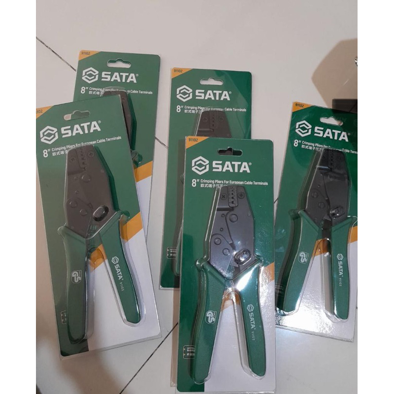 Jual SATA TANG CRIMPING 91102 CABLE FERRULES CRIMPING TOOL 8" | Shopee ...