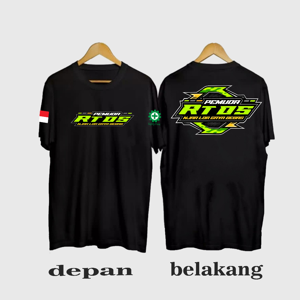 Jual KAOS PEMUDA RT 05 GAYA BEBAS /COTTON COMBED 30S TSHIRT /05 BISA DI ...