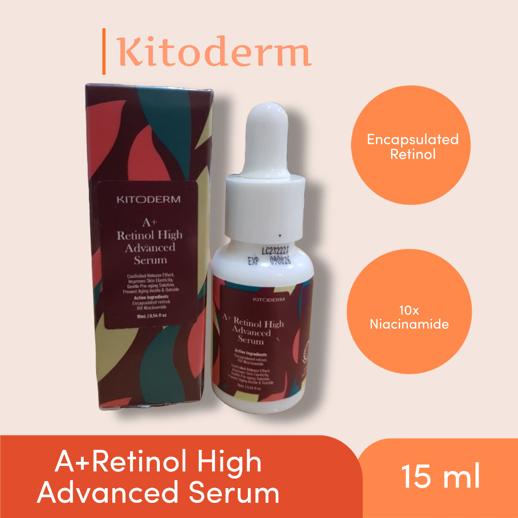 Jual Kitoderm A+ Retinol High Advanced Serum/Serum Retinol | Shopee ...