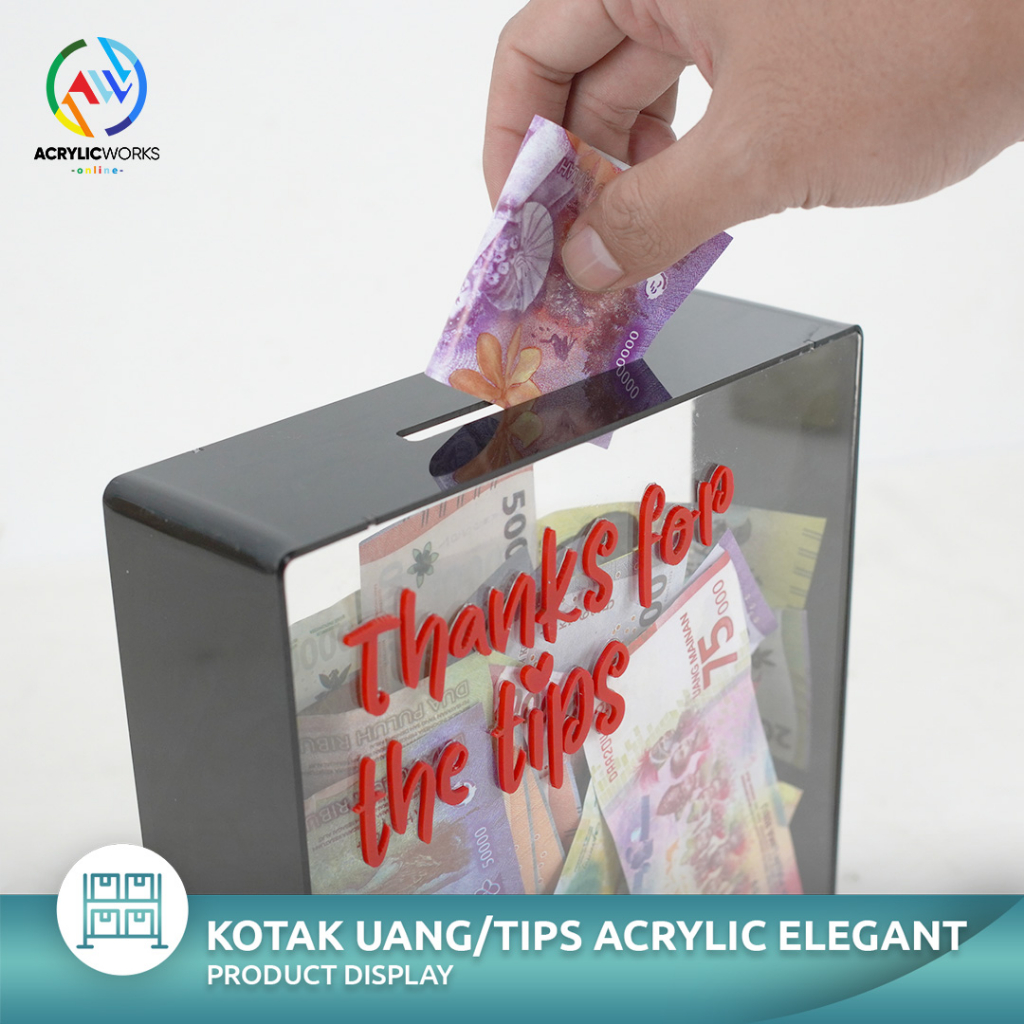 Jual Box Uang Tip Thanks For Your Tips | Shopee Indonesia