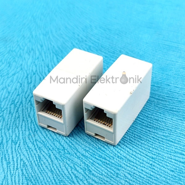 Jual Barel RJ45 Female To Female - Konektor Penyambung Sambungan Kabel ...
