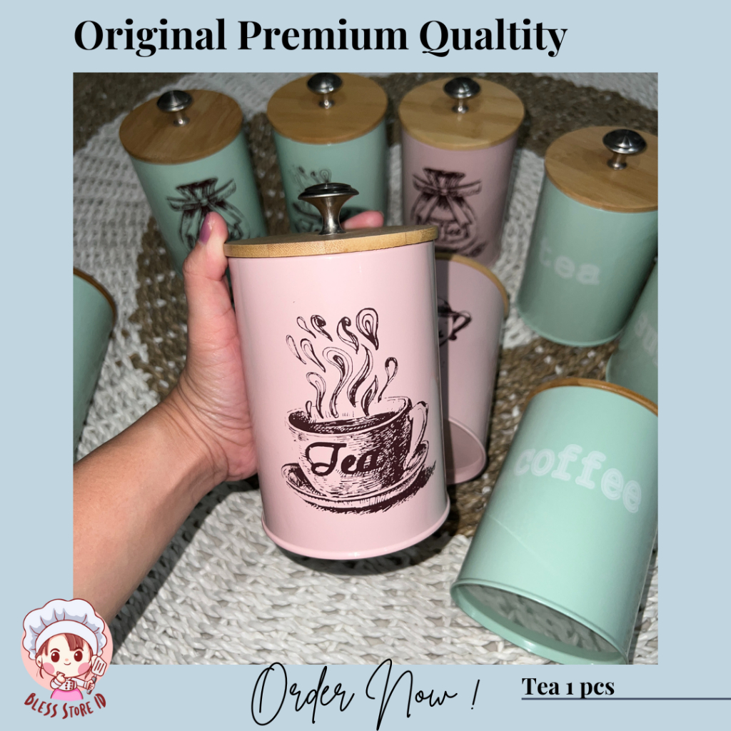 Jual Wadah Gula Kopi Teh Tempat Penyimpanan Gula Set Wadah Penyimpanan ...