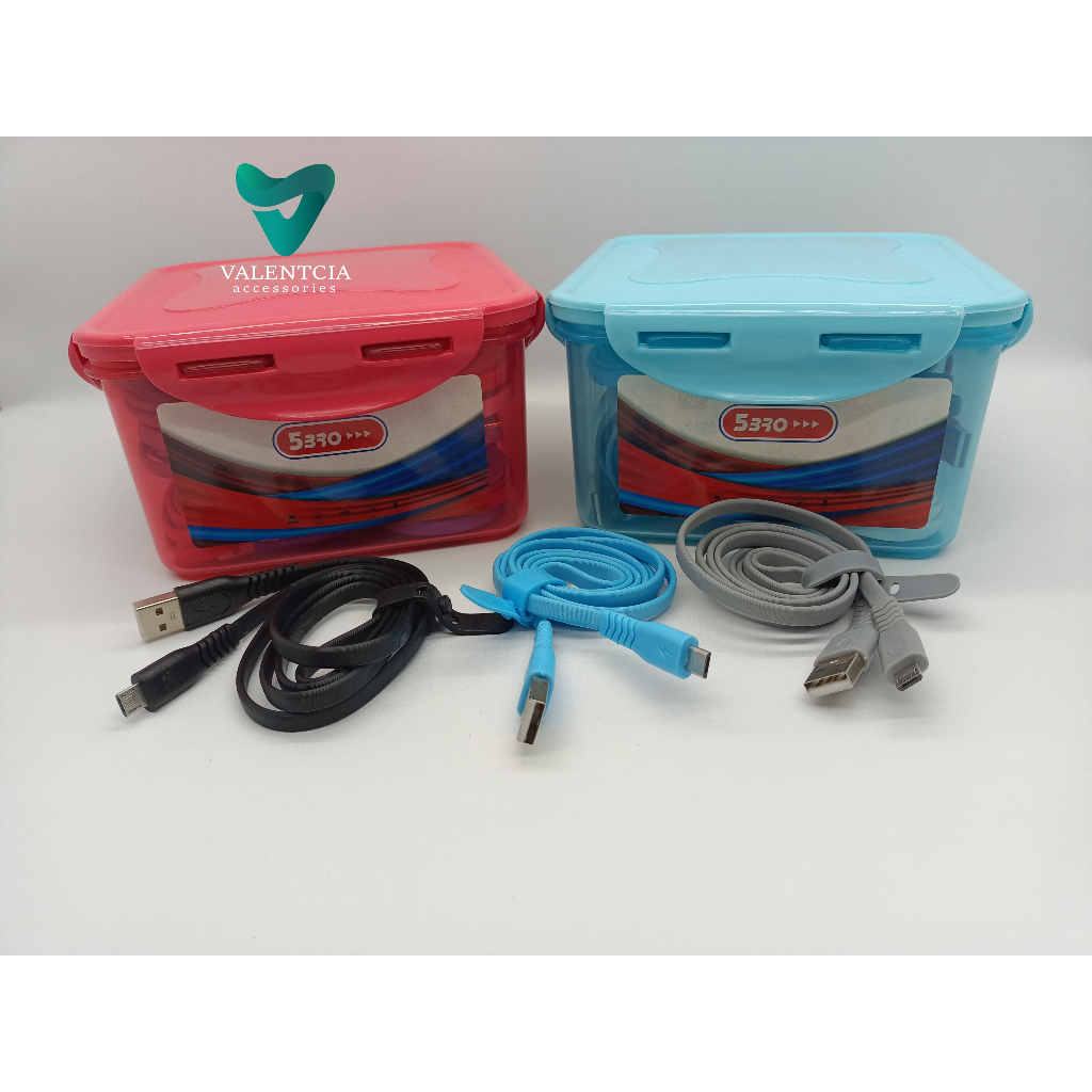 Jual KABEL DATA 5BRO TOPLES FOR MICRO USB GEPENG PER PCS | Shopee Indonesia