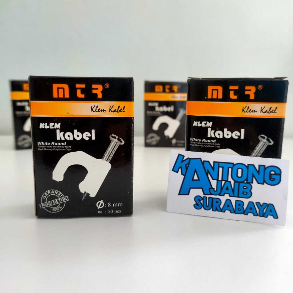 Jual Klem Kabel Dexicon 8mm Klem Kabel Paku Baja 8mm Klem Kabel Listrik ...