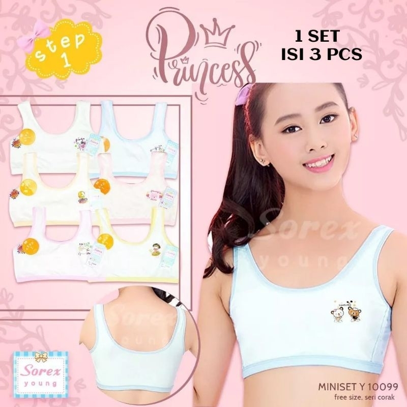 Jual Isi 3 PCS Sorex Young Miniset Anak Remaja Step 1 Freesize | Shopee ...