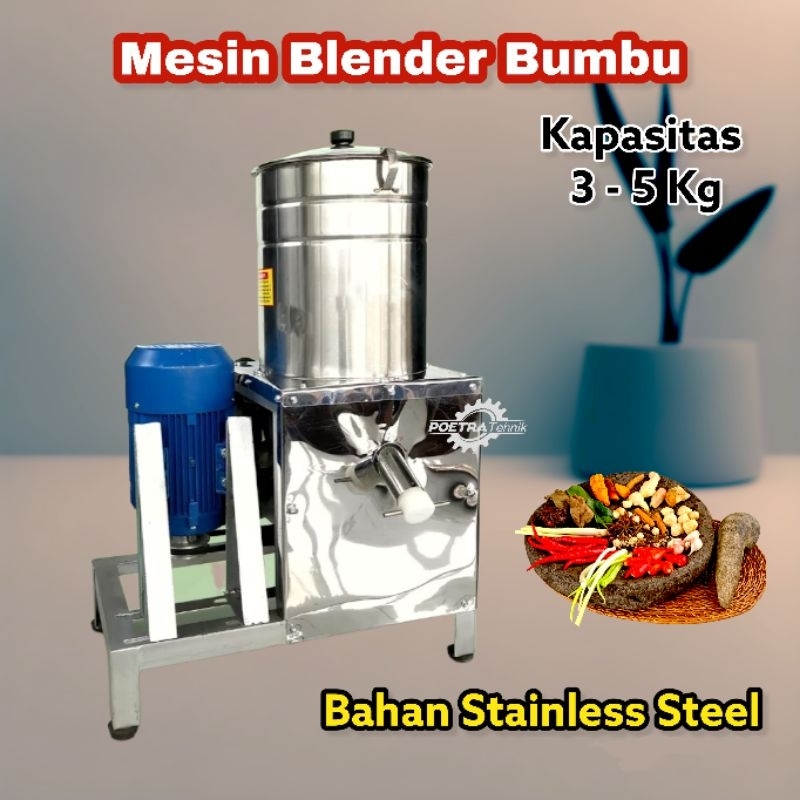 Jual Mesin Blender Giling Bumbu Kap Besar - Alat Penggiling Penghalus ...