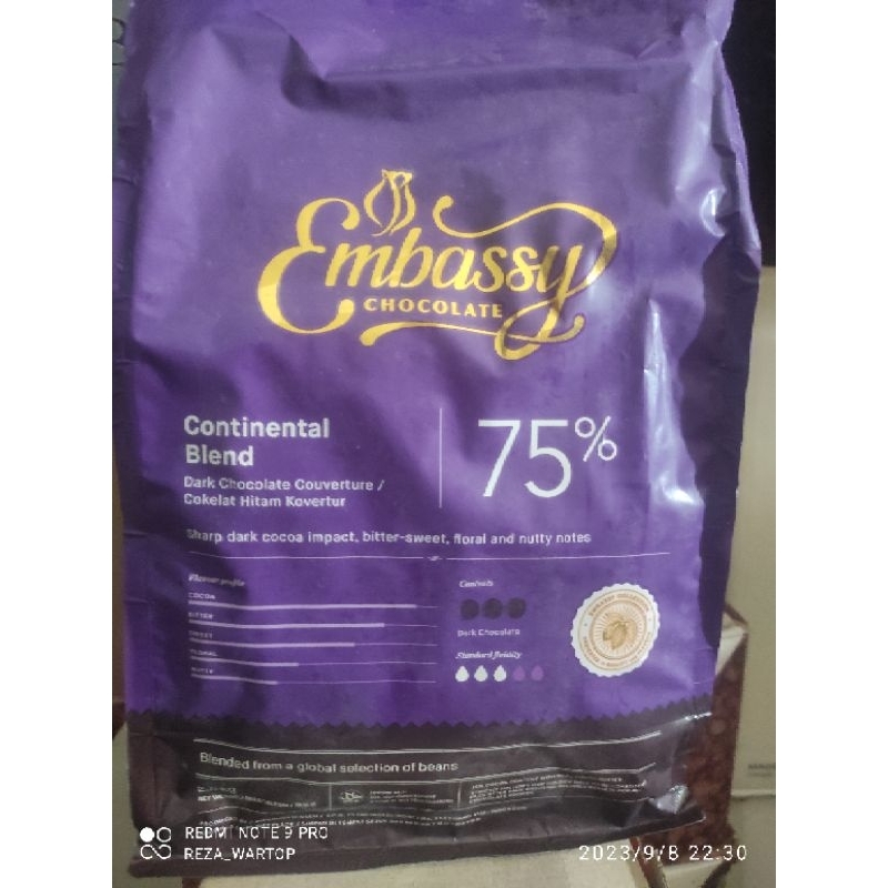 Jual embassy chocolate continental blend @500gr | Shopee Indonesia