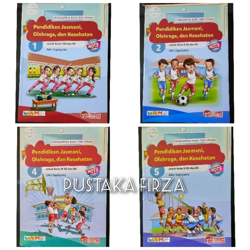 Jual Global Pendidikan Jasmani Olahraga,&Kesehatan Kelas 1.2.4.5.6 SD/Mi Kurikulum Merdeka Tiga ...