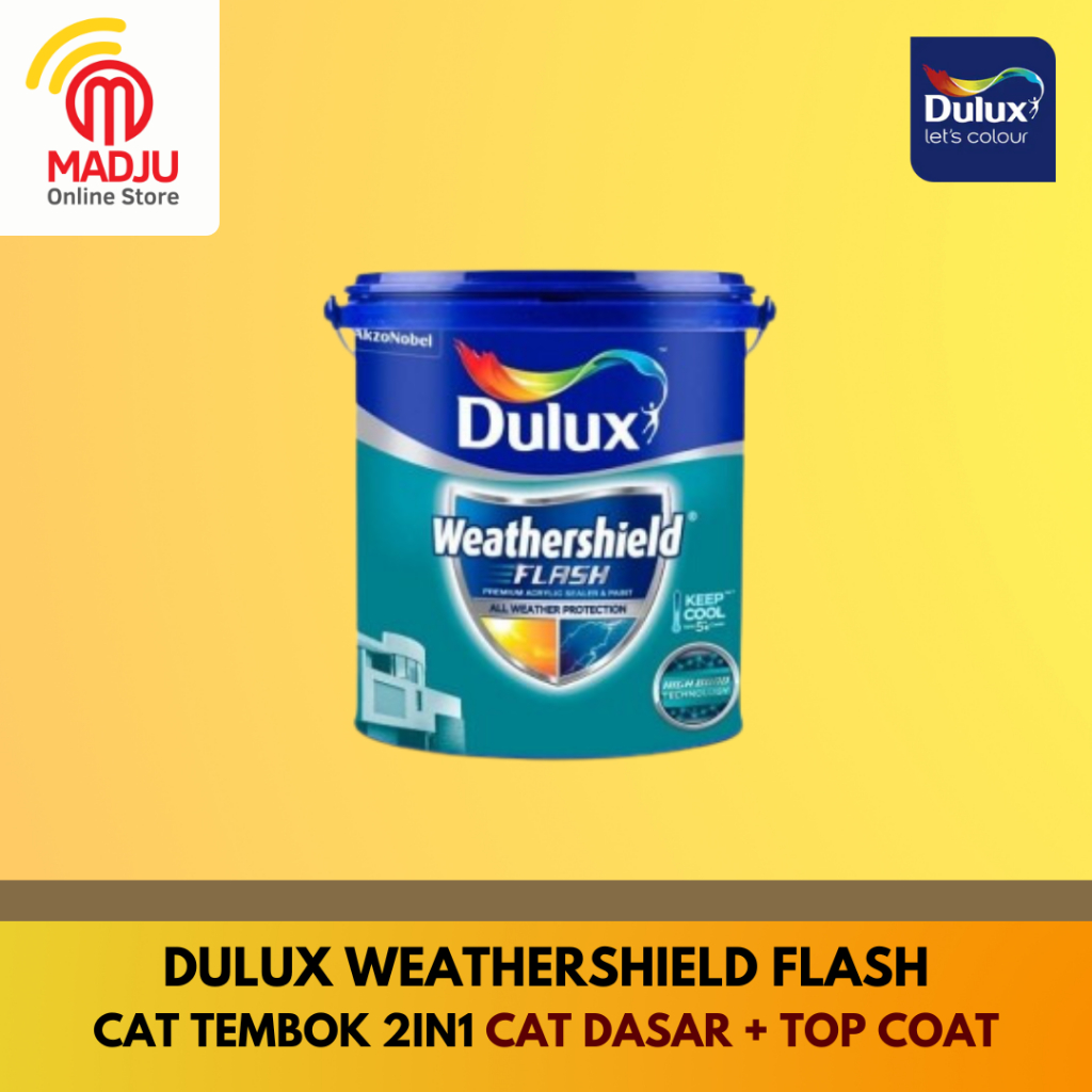 Jual Cat Tembok Exterior Cat Dinding Luar Ruangan Dulux Weathershield