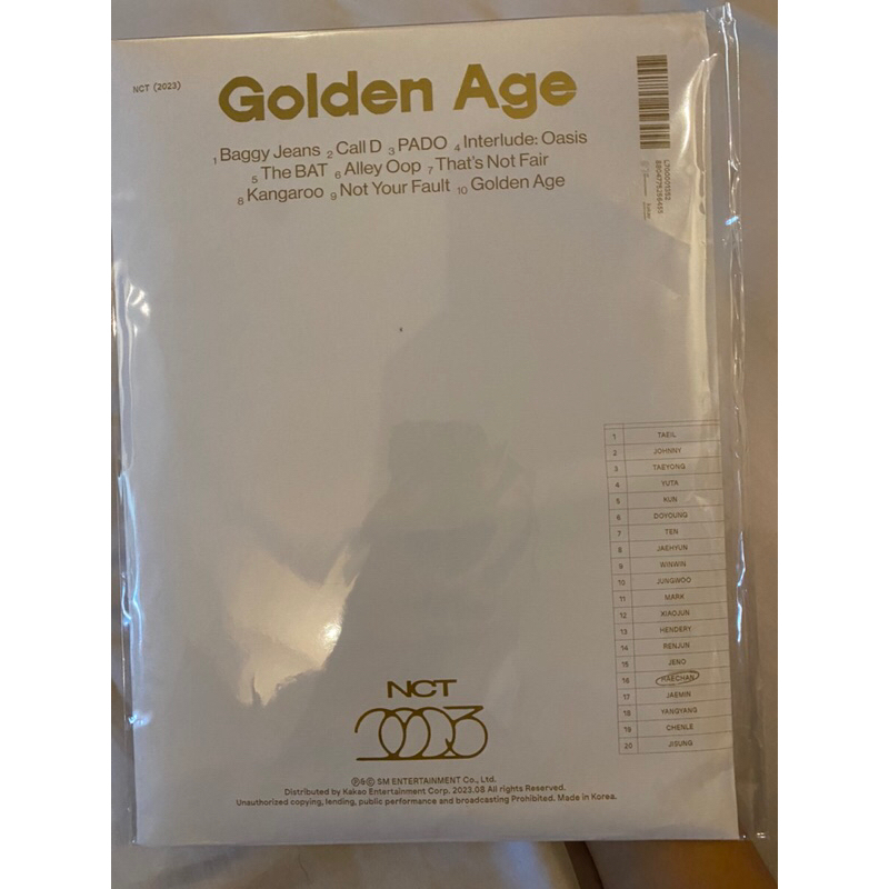 Jual NCT ALBUM GOLDEN AGE 2023 Collecting version (HAECHAN Version) SEALED ALBUM | Shopee Indonesia