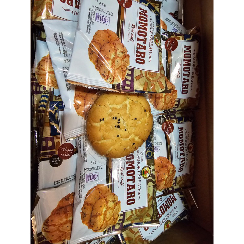 Jual MOMOTARO COOKIES BY AOKA 45gr RASA ORIGINAL DAN COKLAT | Shopee ...