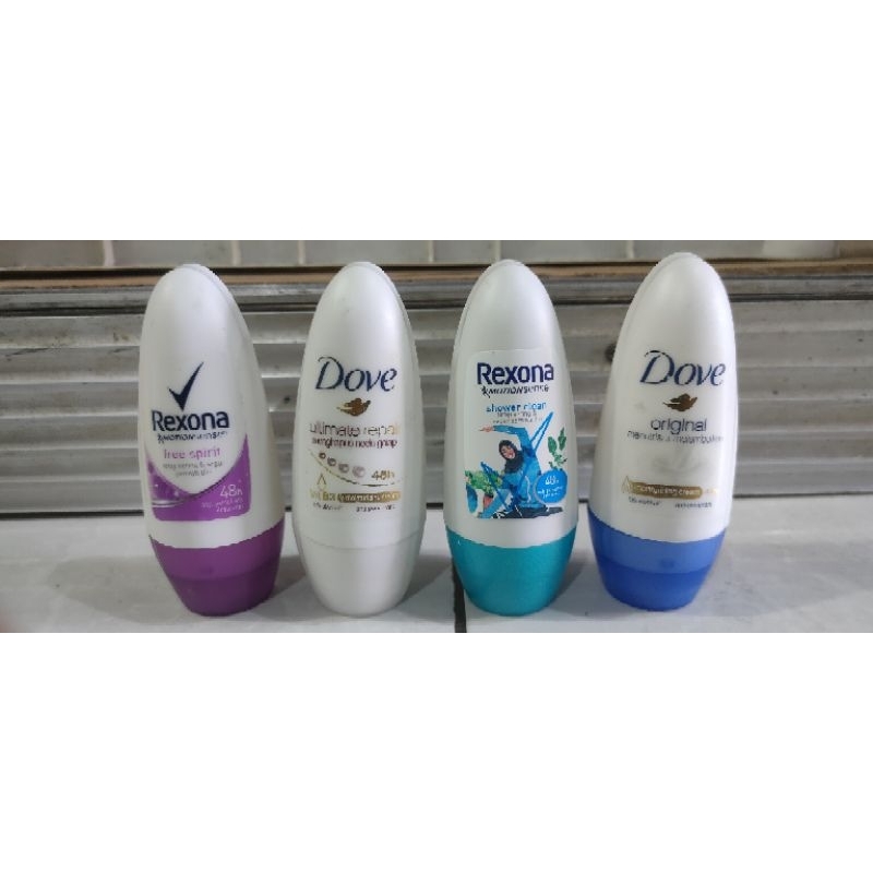 Jual REXONA DAN DOVE ROLL ON UKURAN 45 ML | Shopee Indonesia