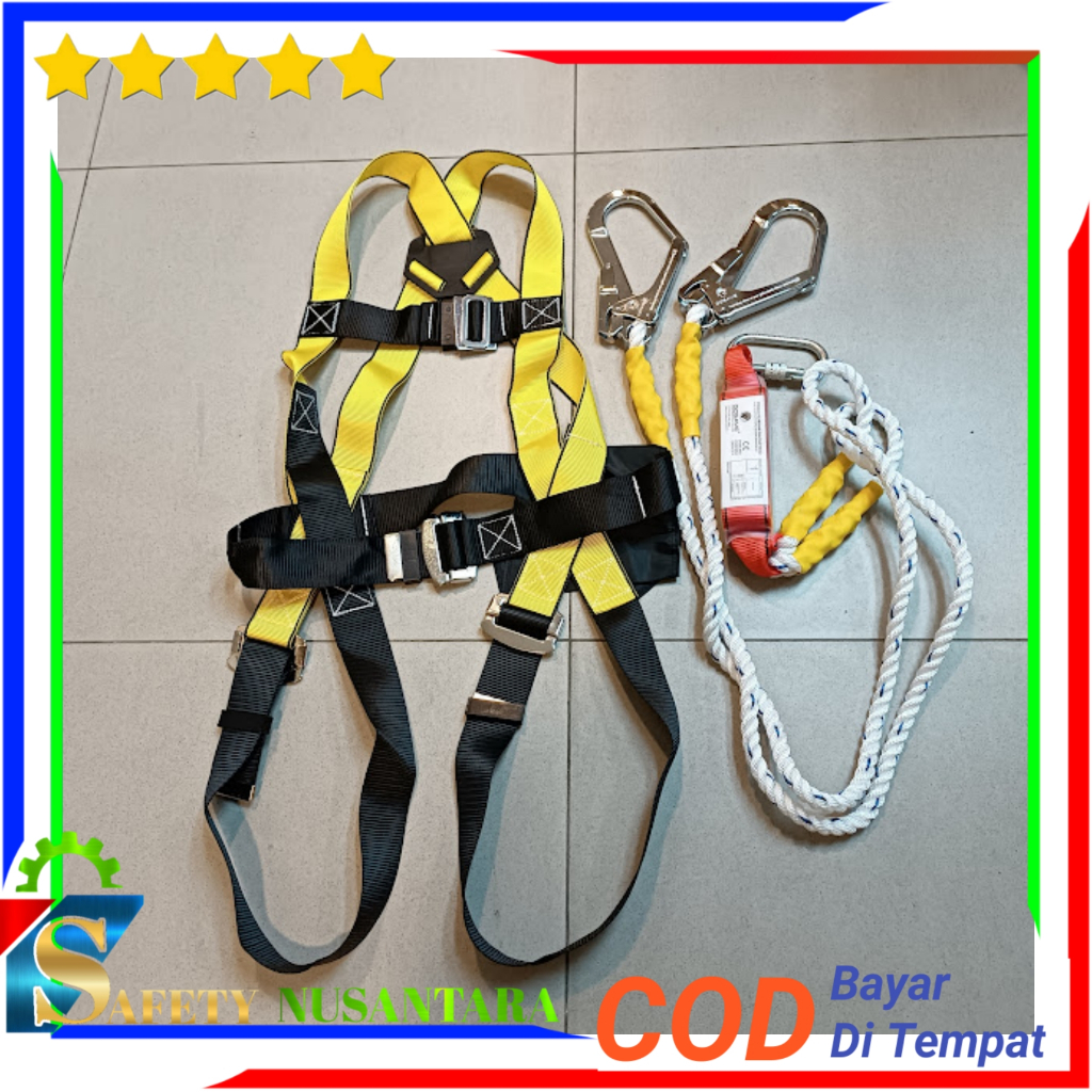 Jual Safety Harness / Full Body Harness Double Hook GOSAVE PRO With ...