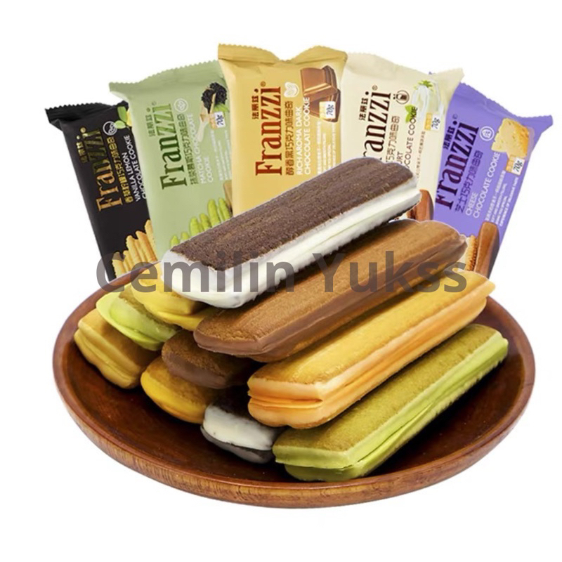Jual Franzzi Chocolate Cookies 70g Biskuit Sunssie Aneka Rasa | Shopee ...