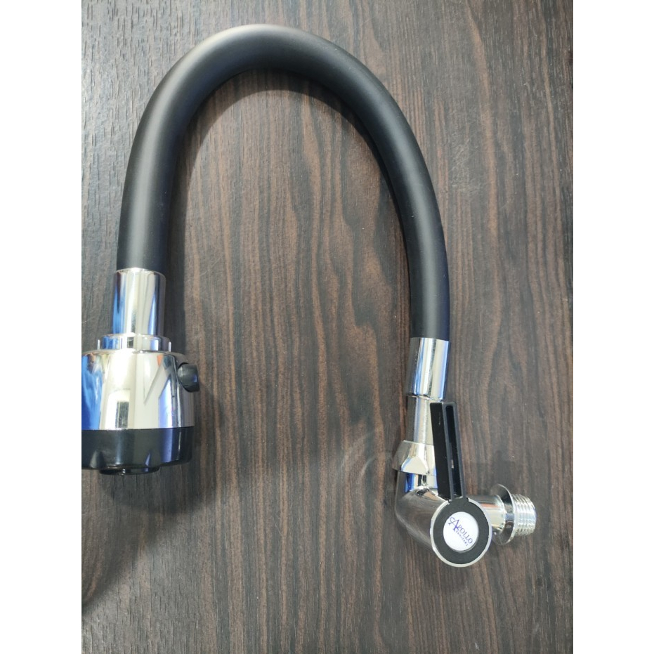 Jual KFH 01 Keran dinding Angsa Flexible Karet Hitam | Kran Sink tembok Wastafel Black | Shopee ...