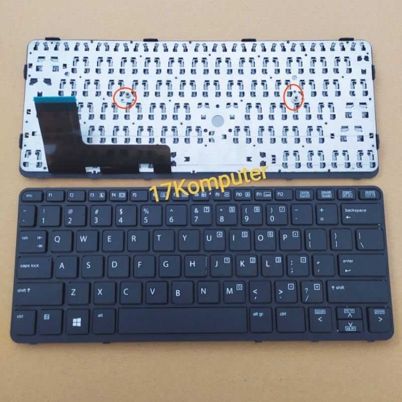 Jual Keyboard Laptop HP Elitebook 820 G1 820 G2 Non Pointer | Shopee ...